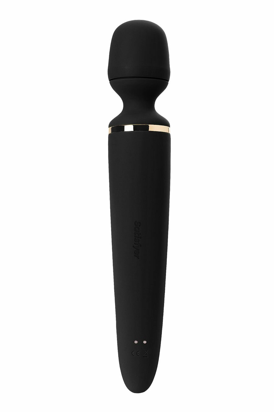 Satisfyer Wand-er Woman, черный. Мощный массажер большого размера,12 режимов(в пакете)
