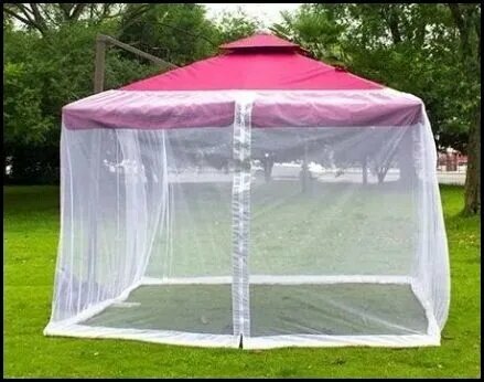 Туристический с москитной сеткой, 3х3х2,3м, тент/ беседка садовая для дачи/улицы-a