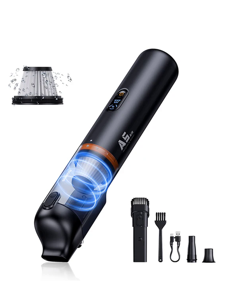 Baseus Автомобильный беспроводной пылесос Baseus A5 Car Vacuum Cleaner 12000pa С30459500111-02 черный