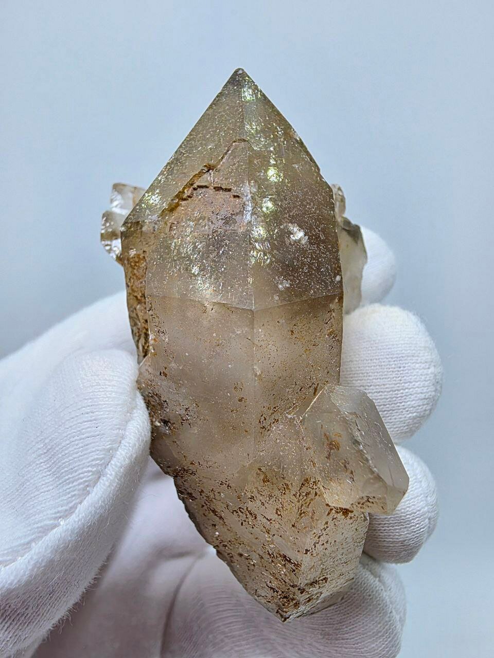 Щётка кристаллов дымчатого кварца 73 мм, 82 г