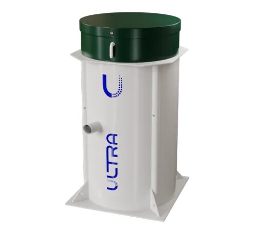 Септик Евробион Ультра-3 , самотечный, полипропилен, до 3 пользователей, насосного типа с эжекторной аэрацией