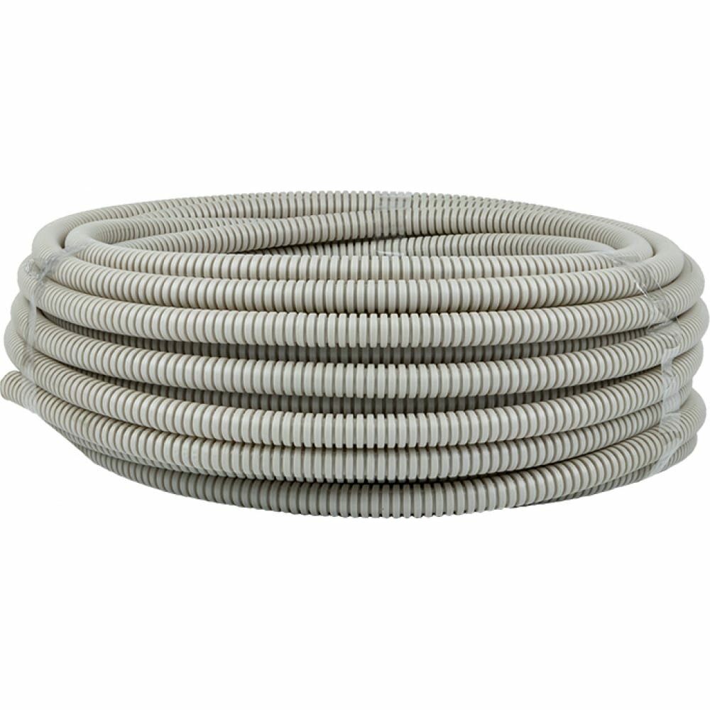 Гофрированная труба EKF Plast, ПВХ с зондом d16мм (25 м) PROxima tg-z-16-25n