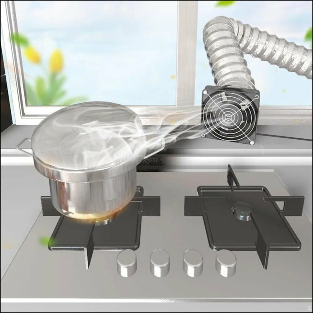 Эксклюзивный канальный вентилятор 120 мм 3000 об/мин оснащен двойным шарикоподшипником и контроллером