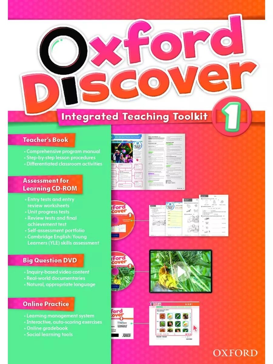 Oxford Discover 1 Teacher's Book with Online Practice | Кол-во частей 6.