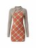 Платье ISA BOULDER Argyle-pattern dress, размер S, серый