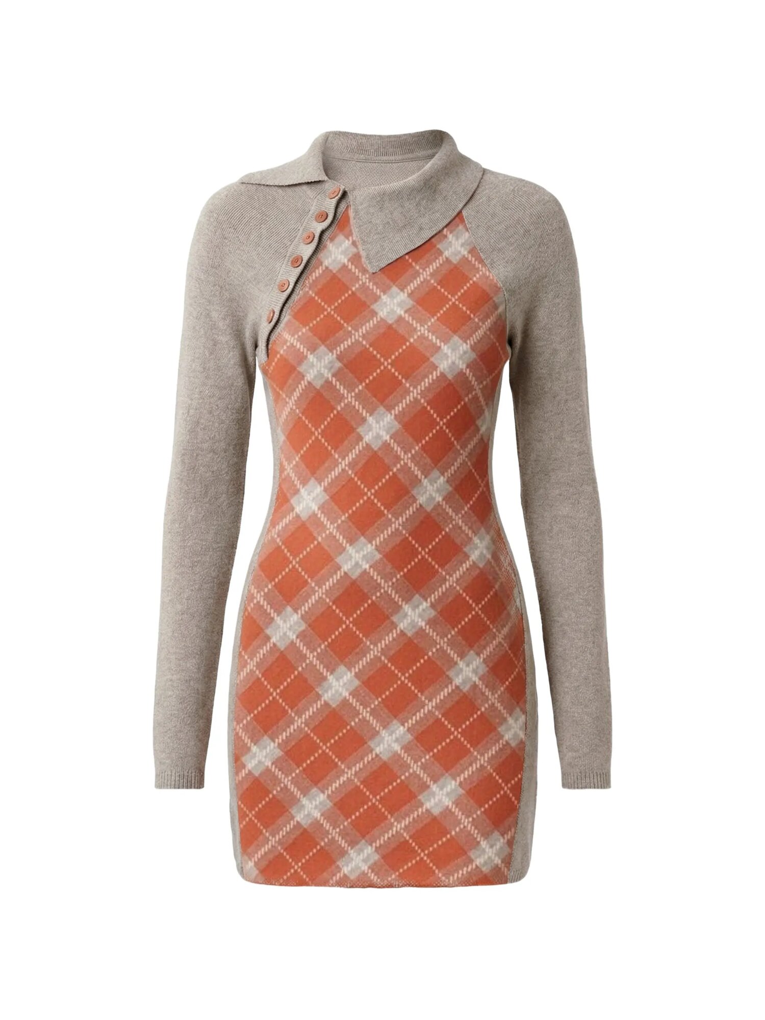 Платье Argyle-pattern dress