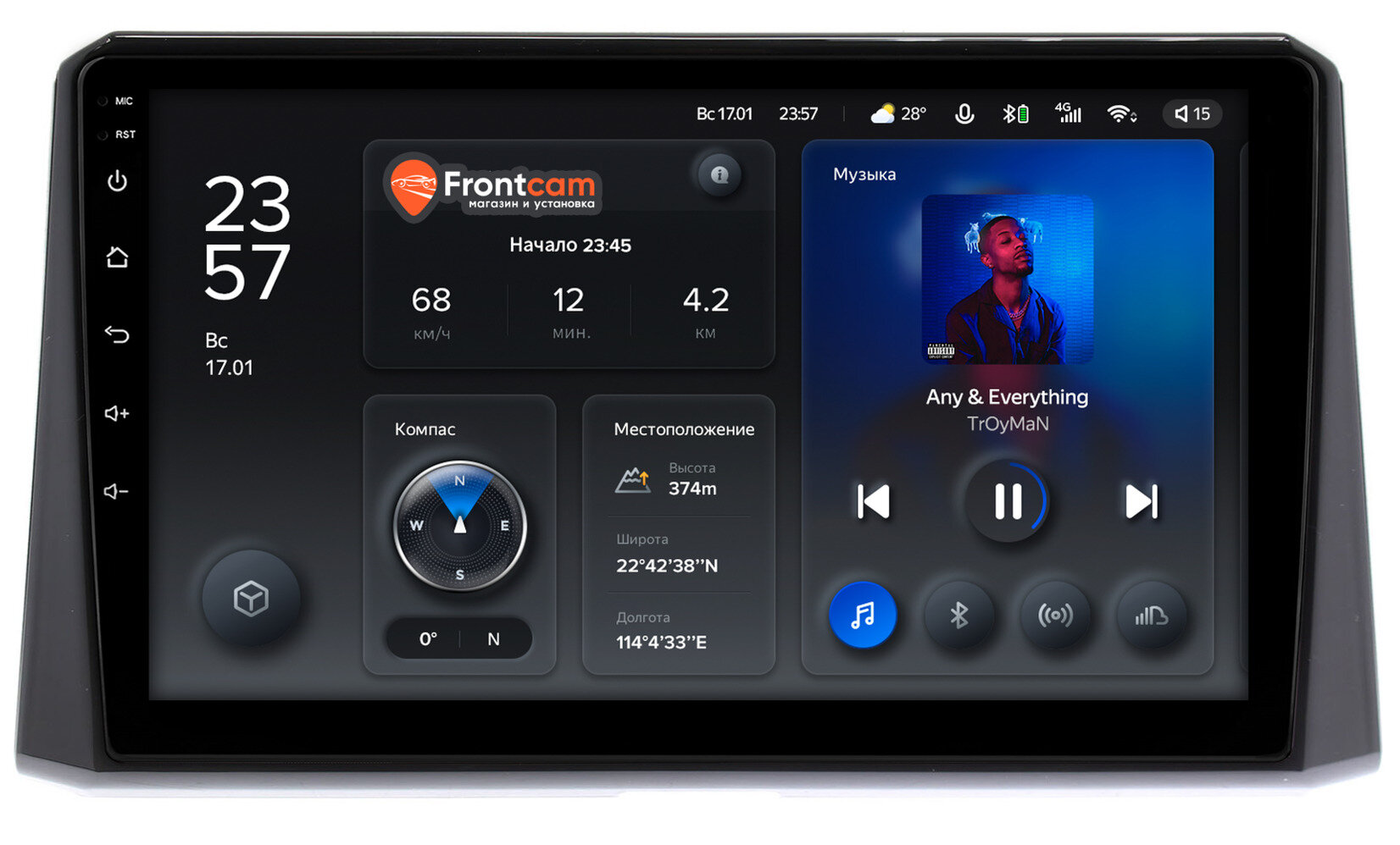 Штатная магнитола Toyota Corolla (E210) 2018-2026, Corolla Cross 2020-2024 (глянцевая) Teyes X1 WIFI 2/32 10" RM-10-1178 Android 8.1 (DSP, IPS, AHD)