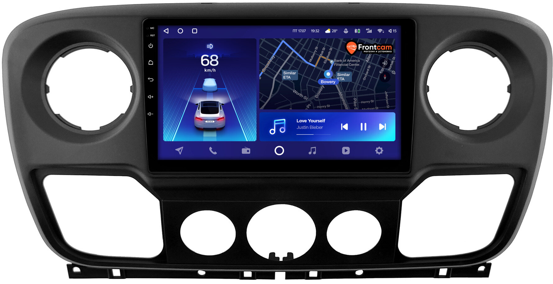 Штатная магнитола Teyes CC2 PLUS 6/128 10" RM-10-1361 Opel Movano 2010-2020 Android 10 (4G-SIM, DSP, QLed)