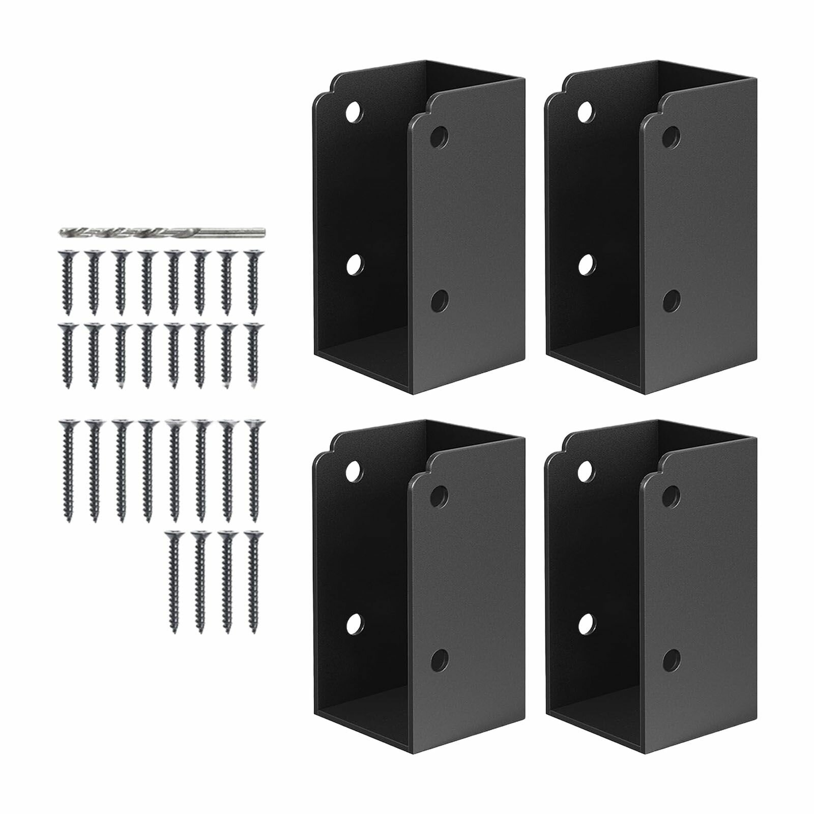 4 шт Кронштейны-стабилизаторы для ограждений Прочные крепления лестниц