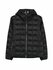 Куртка TAION Hooded quilted jacket, размер XS, black/black