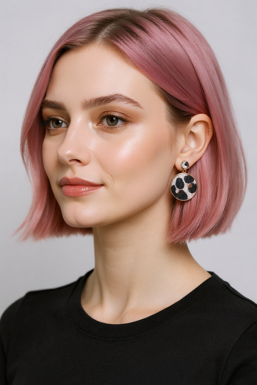 Серьги пусеты, с подвесками