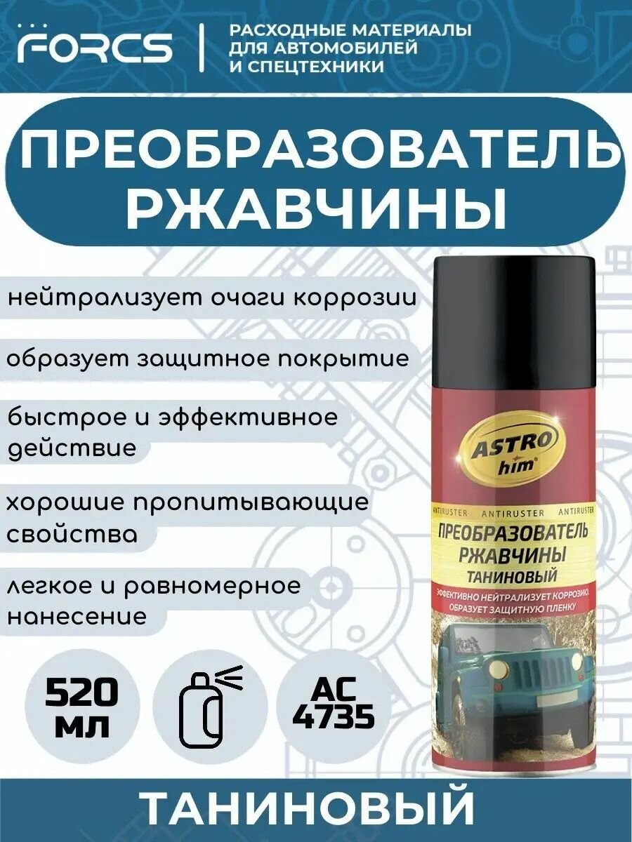 Автохимия ASTROHIM AC-4735 Преобразователь ржавчины таниновый
