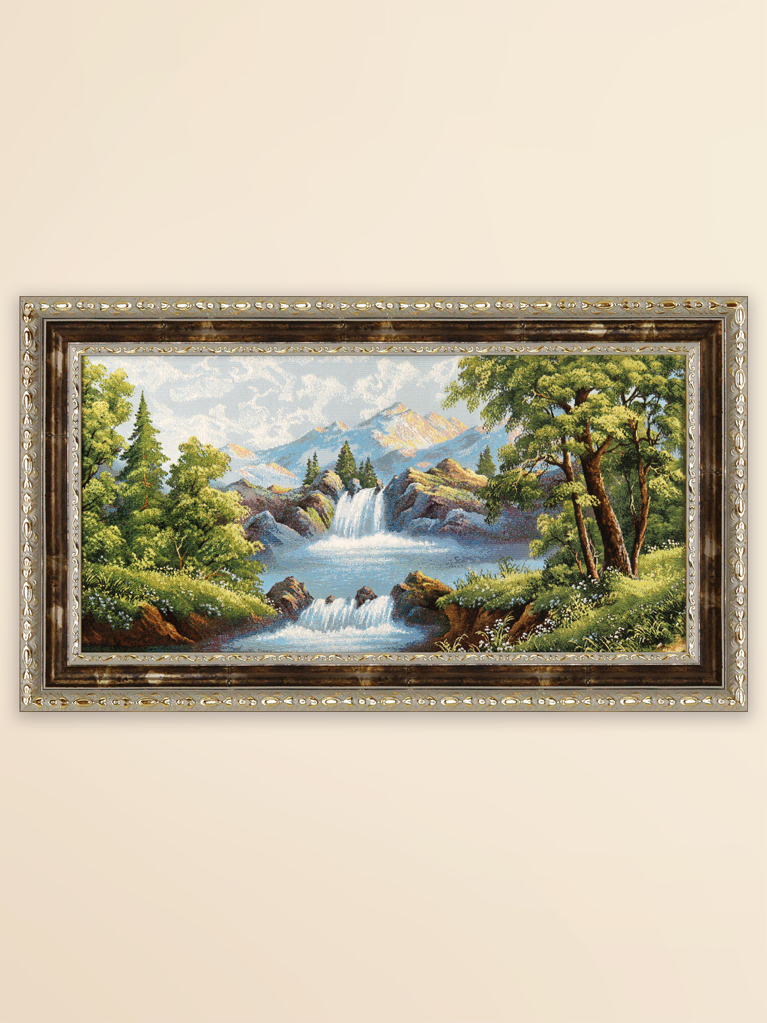 Картина из гобелена Декарт панно гобеленовое в раме на стену тканый гобелен