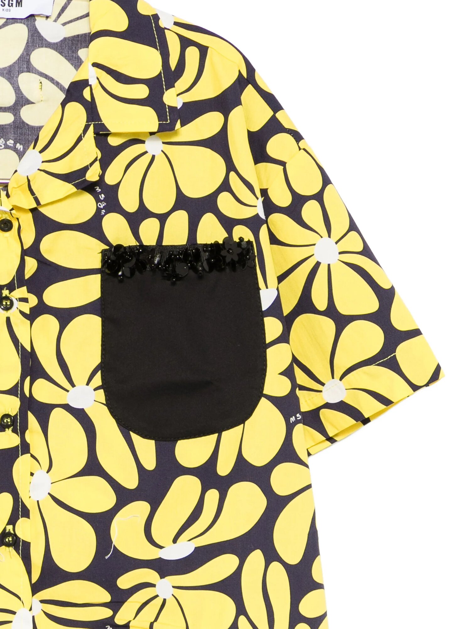 Рубашка MSGM, размер 4 года, Желтый — фото 1