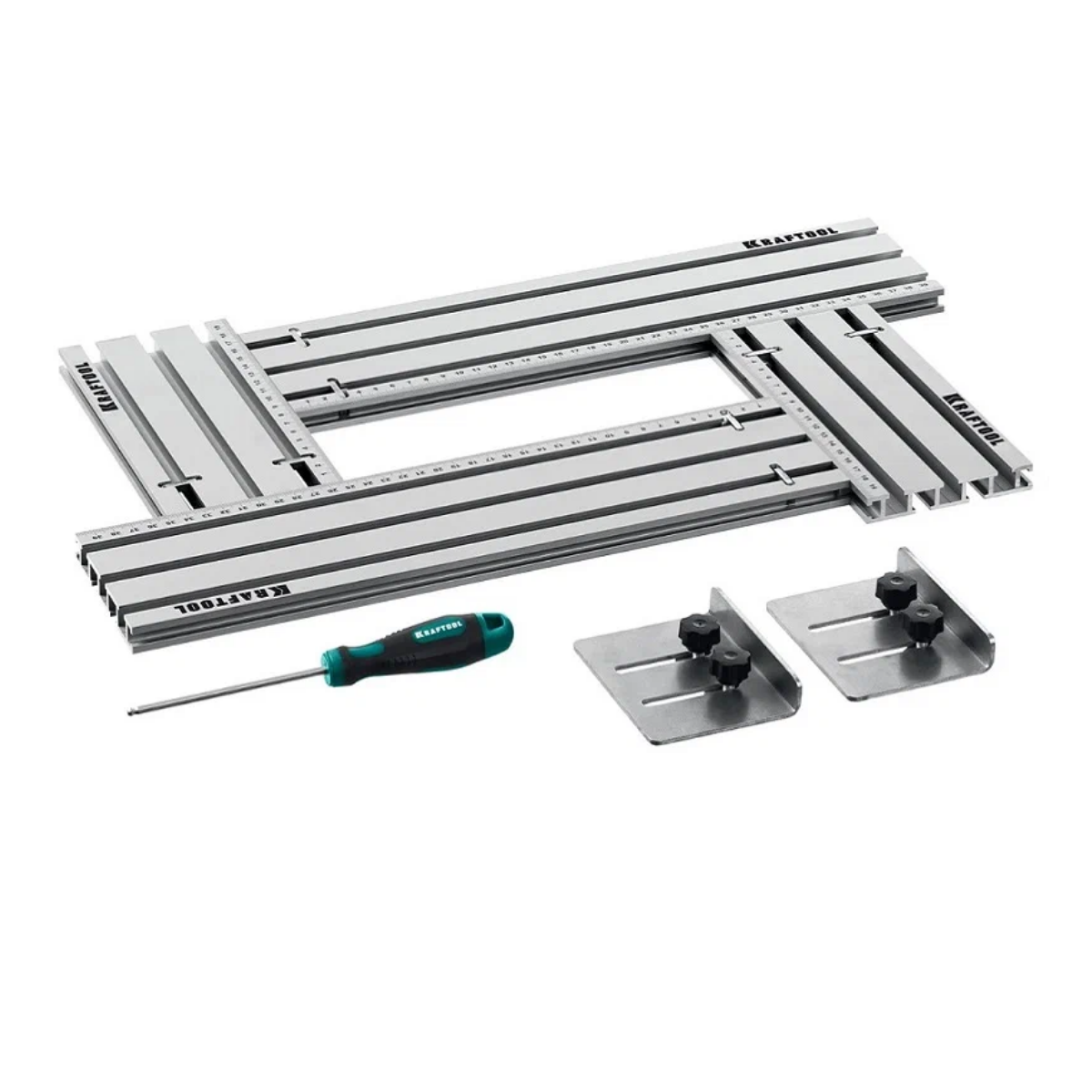 Шаблон KRAFTOOL Kraftlex MFS-200-400 мм, 4шт, в комплекте с 2 упорами (32807)