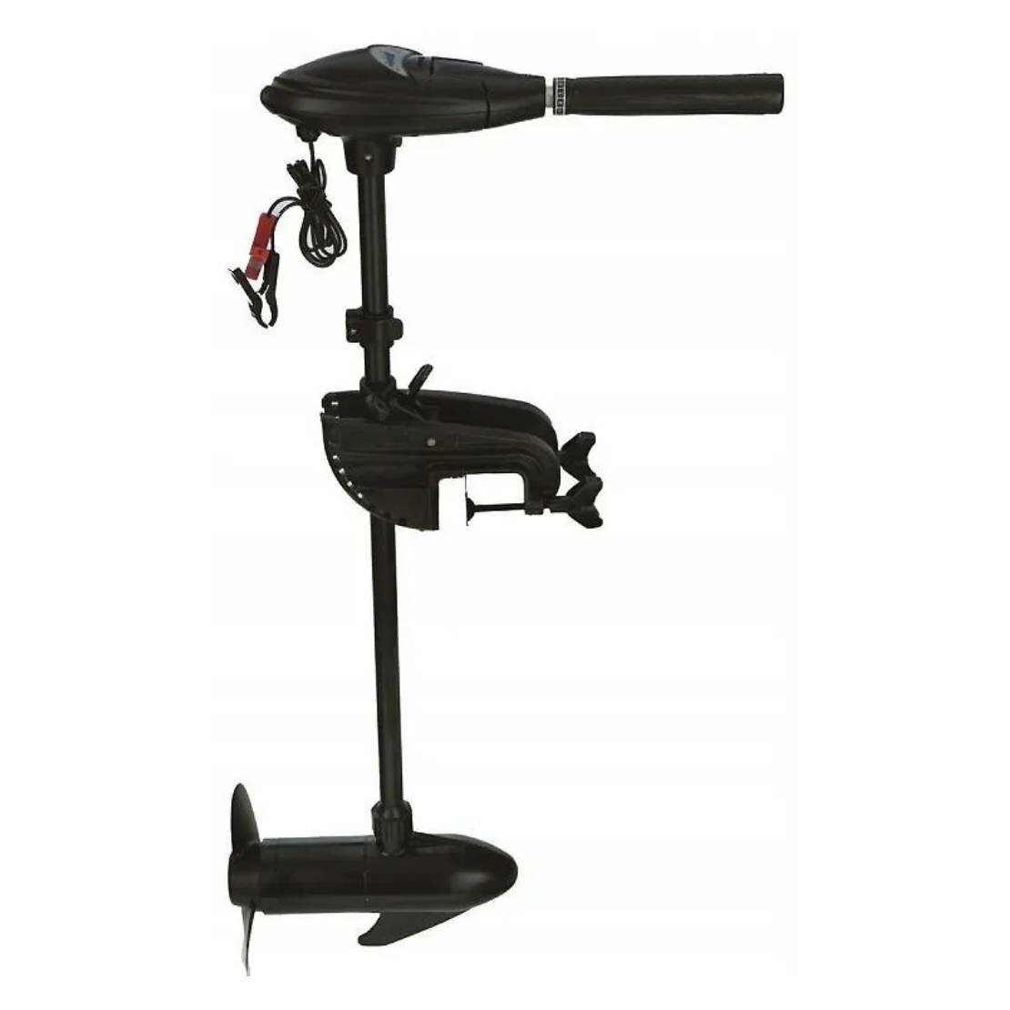 Мотор лодочный Intex 68631,12В, 8 (5 передних и 3 задних) скоростей, счетчик уровня заряда, черный