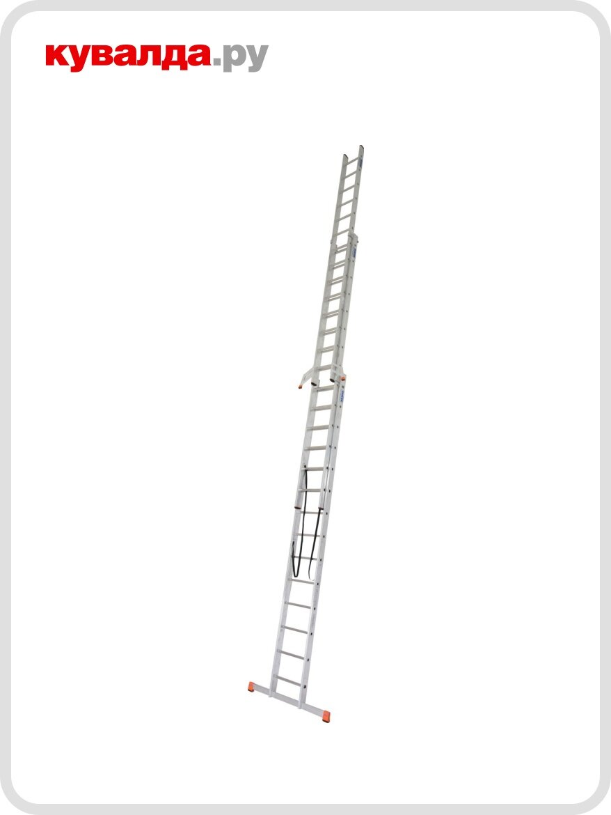 Лестница-стремянка трехсекционная KRAUSE MONTO TRIBILO Trigon 3х14 129727