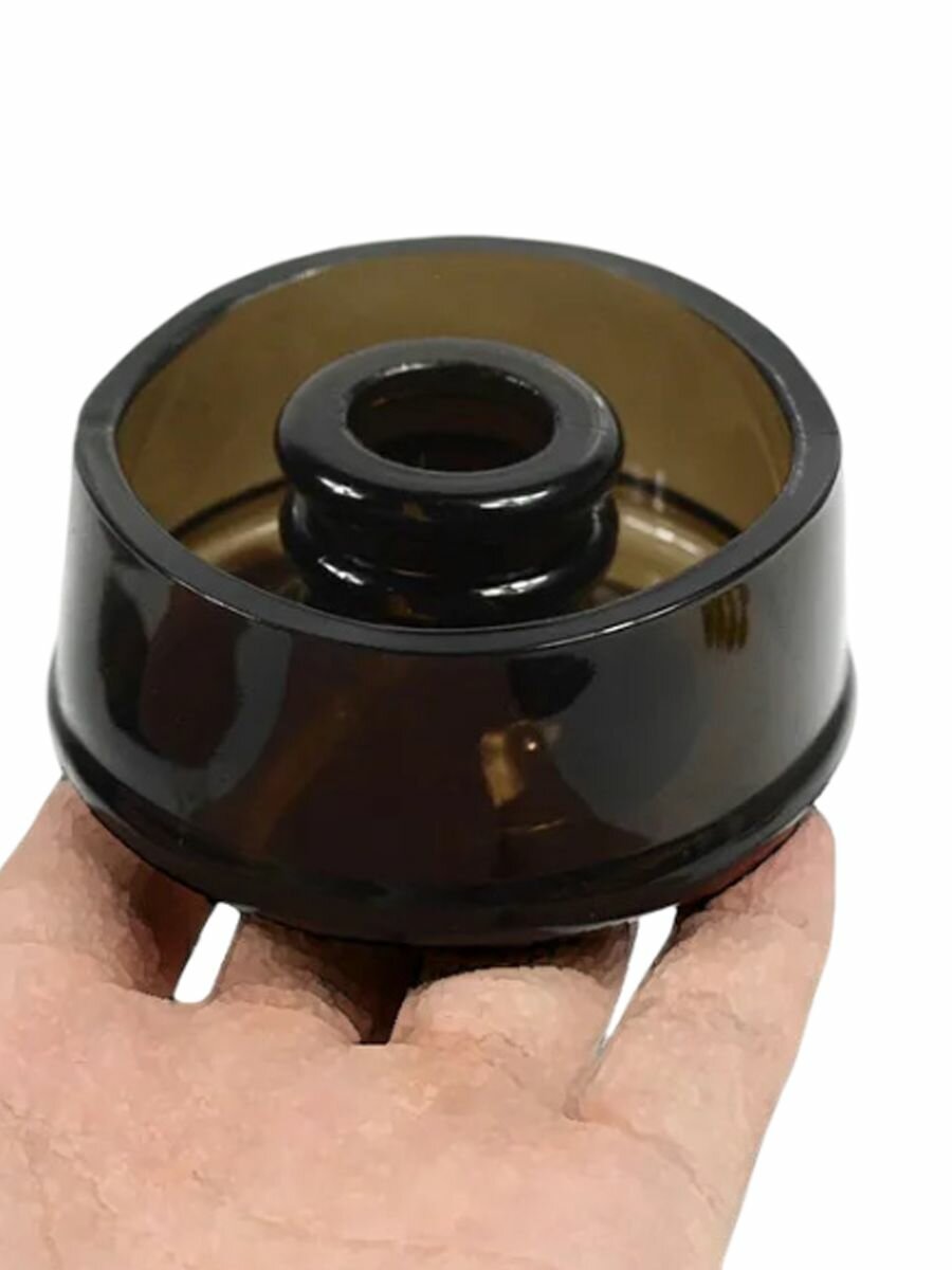 Уплотнительное черное силиконовое кольцо для вакуумной помпы на пенис, 1шт.