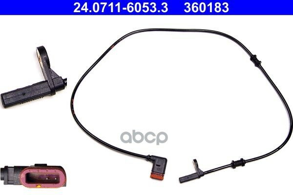 Датчик вращения колеса [ABS] задн. R MERCEDES C-Class (W203/S203/CL203) 00-11/CLK (C209/A209) 02-10 Ate арт. 24-0711-6053-3