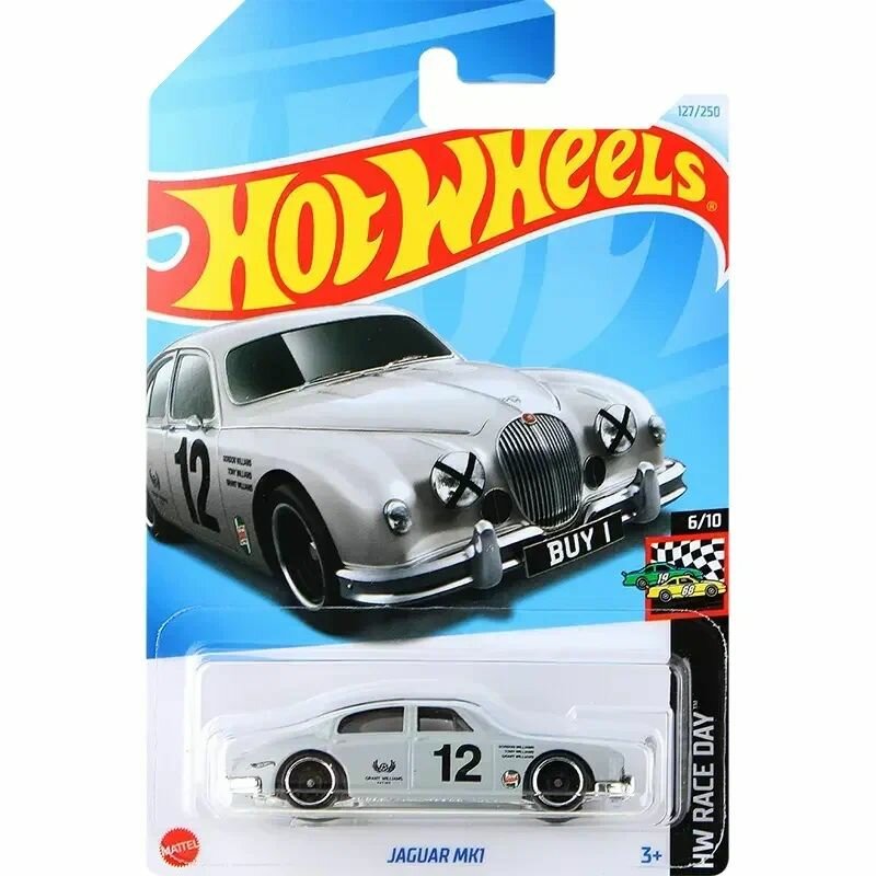 Машинка базовая Hot Wheels Jaguar MK1 серый