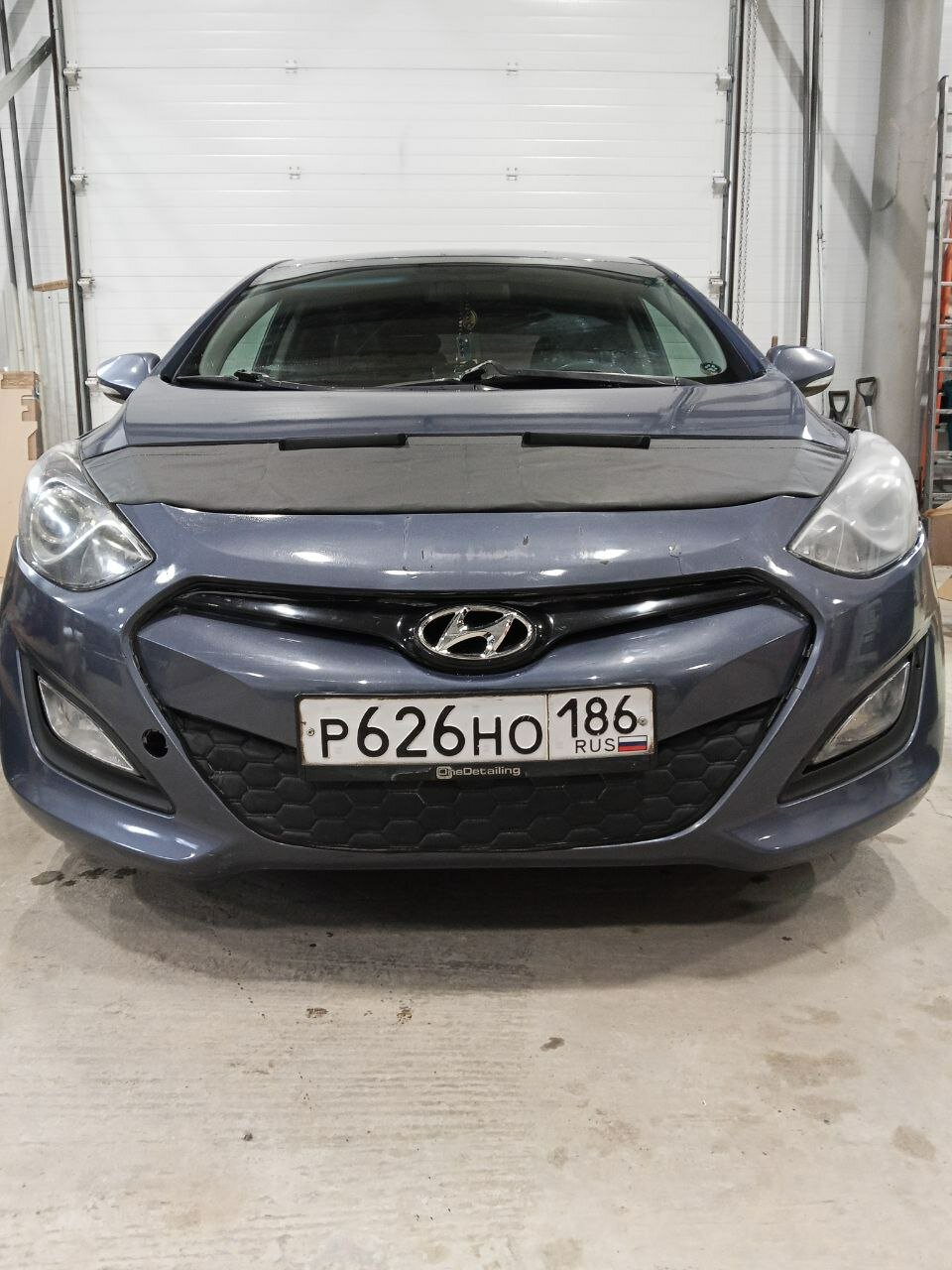 Утеплитель Радиатора для Hyundai i30 Хендай АЙ 30 2011 -2015 II без дефлектора на капот