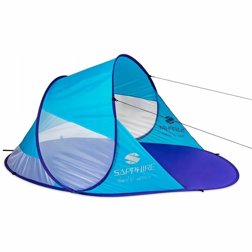 Decathlon Самоустанавливающаяся пляжная палатка Sapphire ST-006 Цвет: Синий