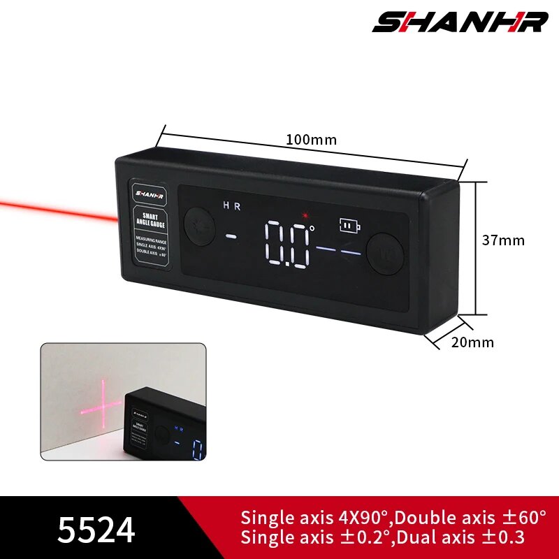 Лазерный угломер-инклинометр SHANHR 5524
