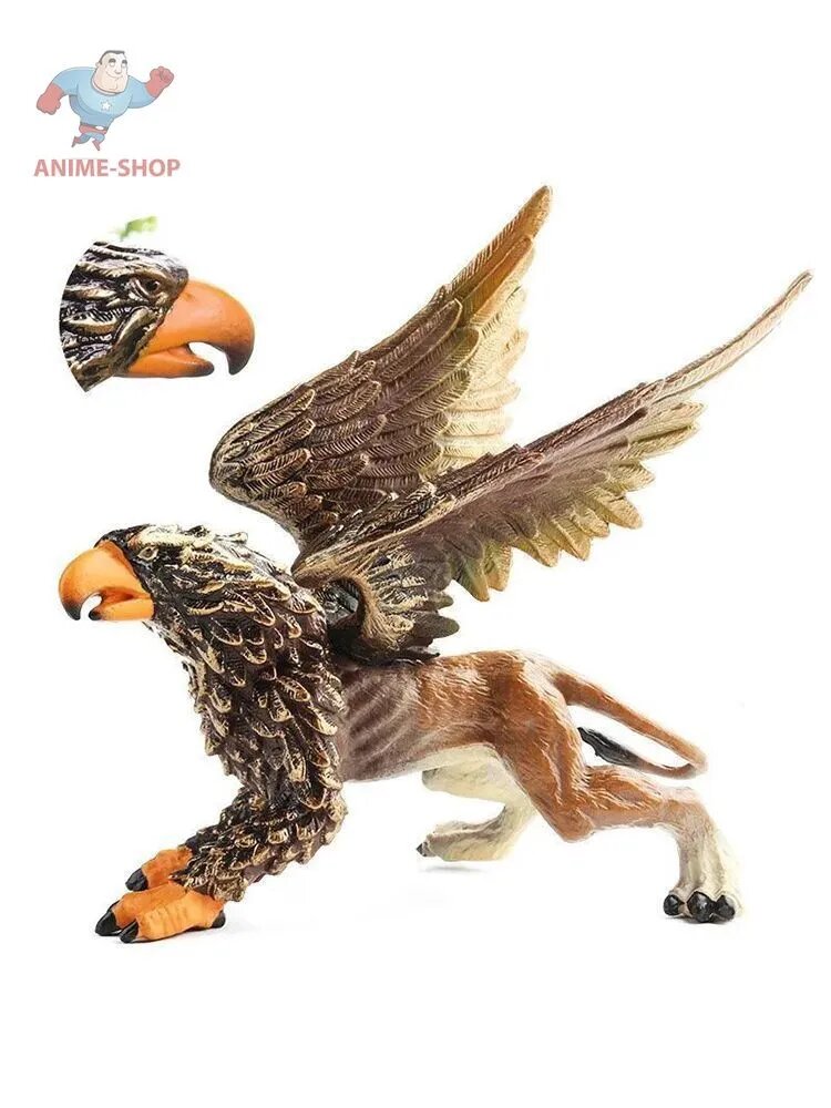 Фигурка Грифон 3D модель статуэтка игрушка коллекционная для детей и взрослых из ПВХ