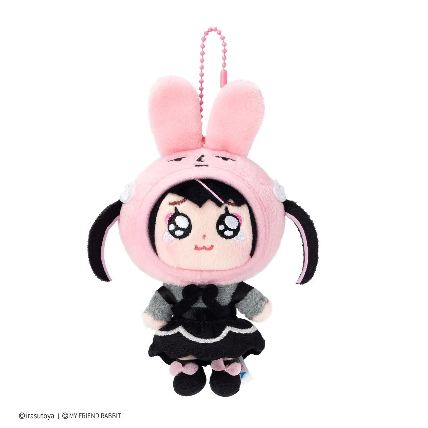 Фигурки-подвески Irasutoya & My Friend Rabbit Double ponytail girl