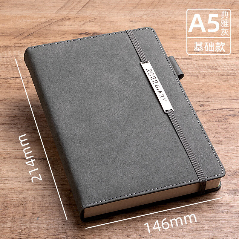 Настраиваемый ежедневник-планер с печатью логотипа, ремешком, расписанием и журналом событий, оптовая продажа ежедневников на 365 дней.