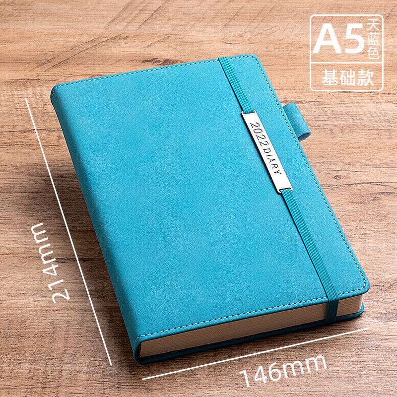 Настраиваемый ежедневник-планер с печатью логотипа, ремешком, расписанием и журналом событий, оптовая продажа ежедневников на 365 дней.