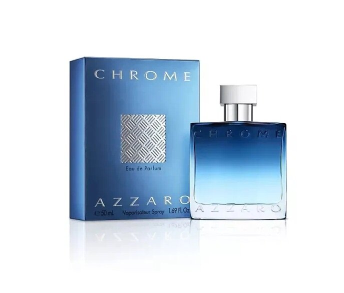 Парфюмерная Вода Azzaro "Chrome", Мужская, Древесно-Фужерный Аромат, 50 МЛ