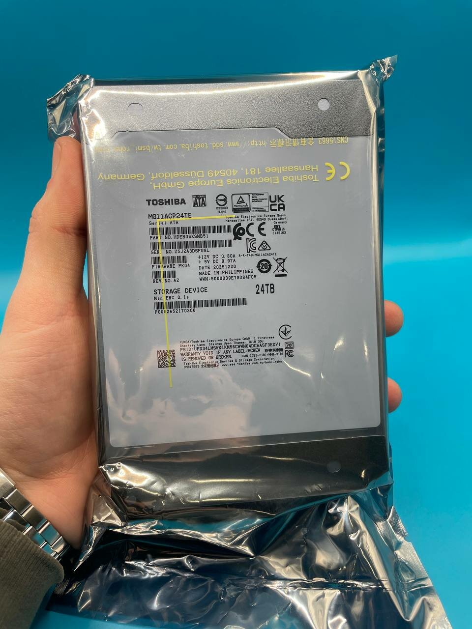 Жесткий диск Toshiba MG11 24Tb MG11ACP24TE (MG11ACA24TE)