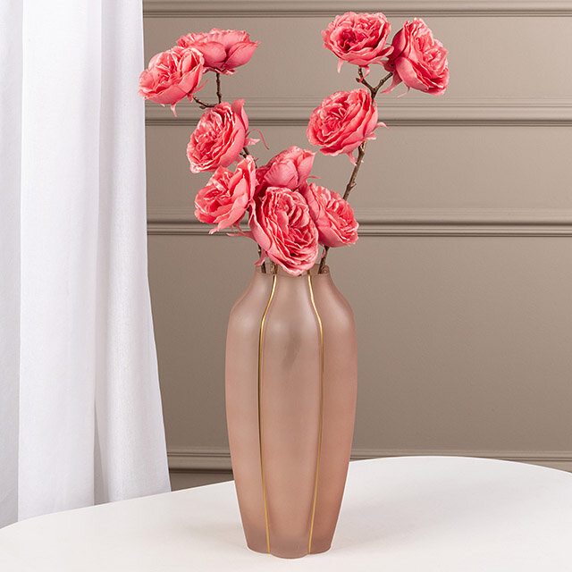 Искусственная Роза Шёлковое Сияние 58 см розовая, Kaemingk (Кейминг), 628987