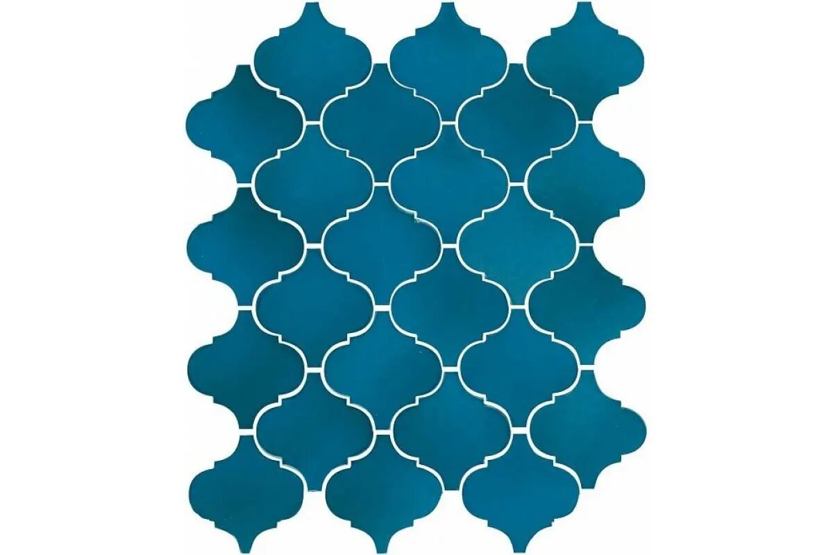 Керамическая плитка Kerama Marazzi Арабески Майолика синий 65007 26х30 см, упаковка 0,59 м2. (10 плиток)