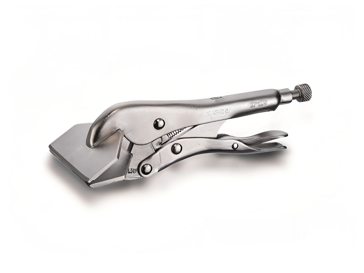 Зажим TOPTUL для листового металла, плоские губки, длина 200 мм (DAAV1A08)