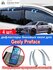 Дефлекторы боковых окон для Geely Preface (4 шт.) ABS пластик. Защита от дождя и...