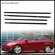 Уплотнитель автомобильный для Chevrolet Cruze 2009-2014, комплект 4 штуки, черны...