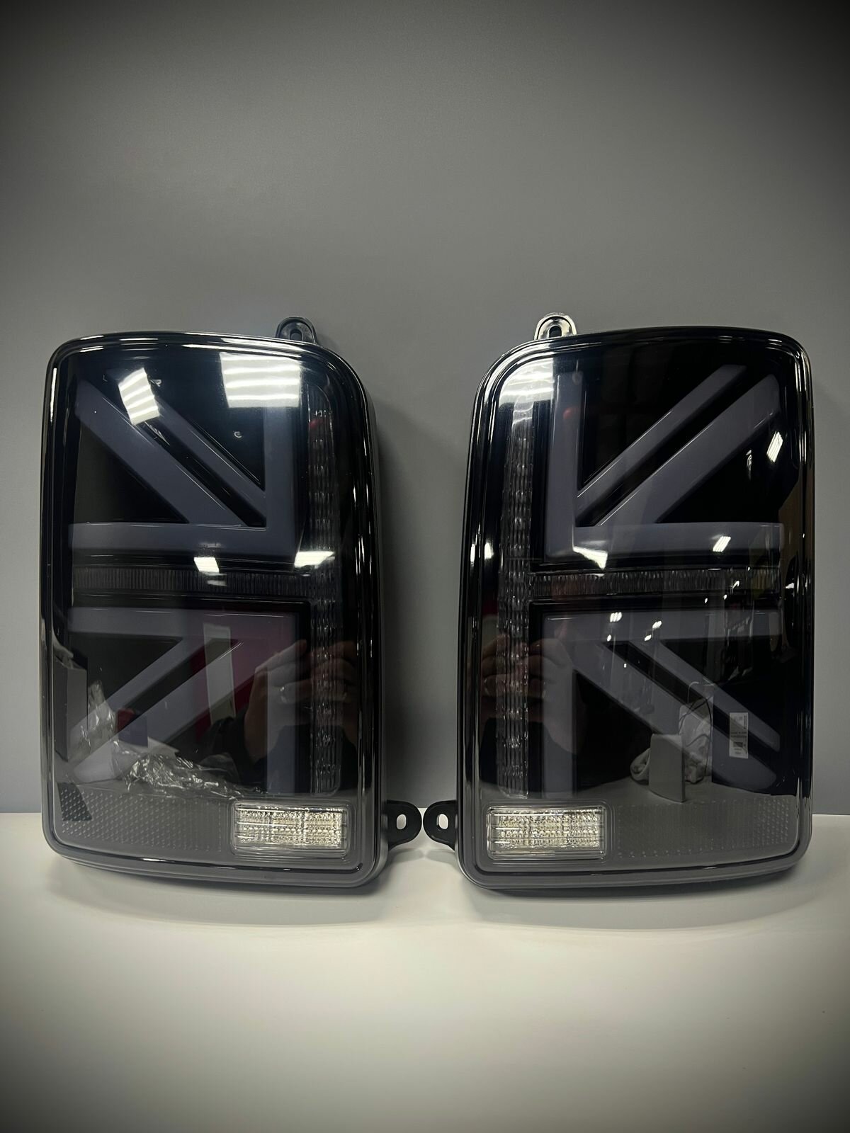 Задние светодиодные LED фонари Niva Нива - Mini Cooper - Британия матовые / Задние Фары на Ниву