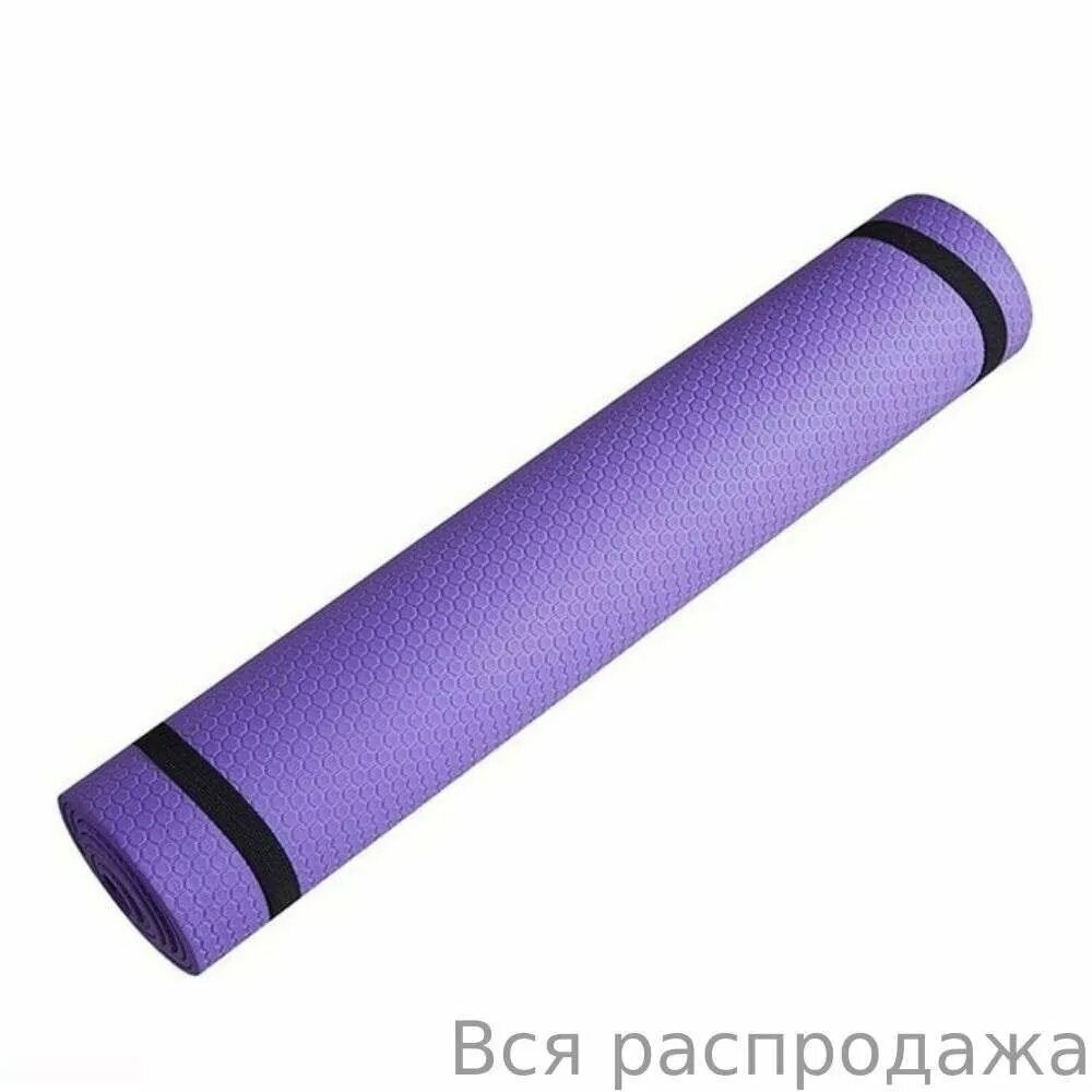 Зеленый 3 мм коврик для йоги