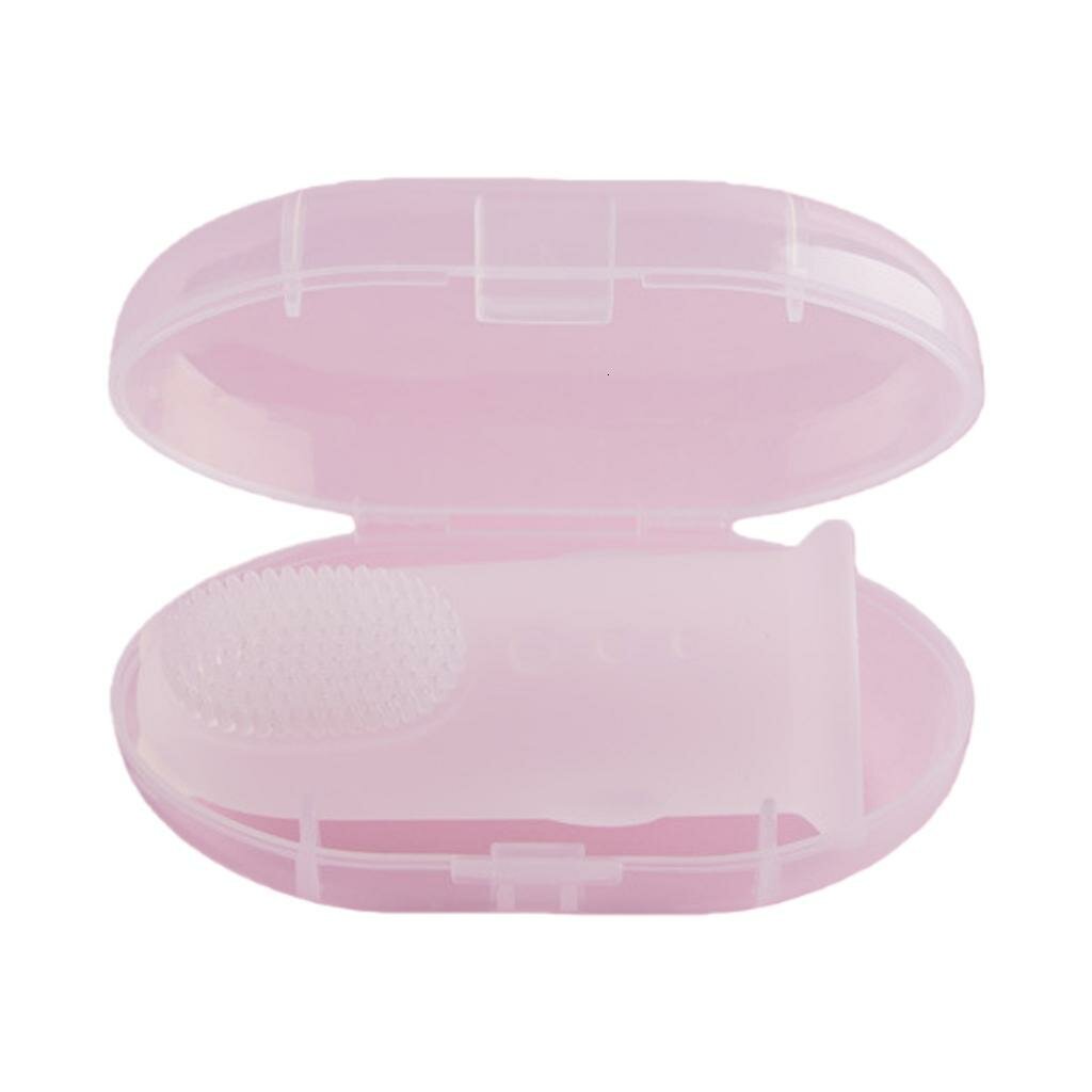 Силиконовая зубная щётка-массажёр для младенцев, Прозрачный цвет