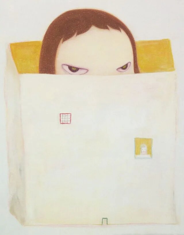 Yoshitomo Nara Dream Doll Печать на холсте 7, 40X50cm Unframed