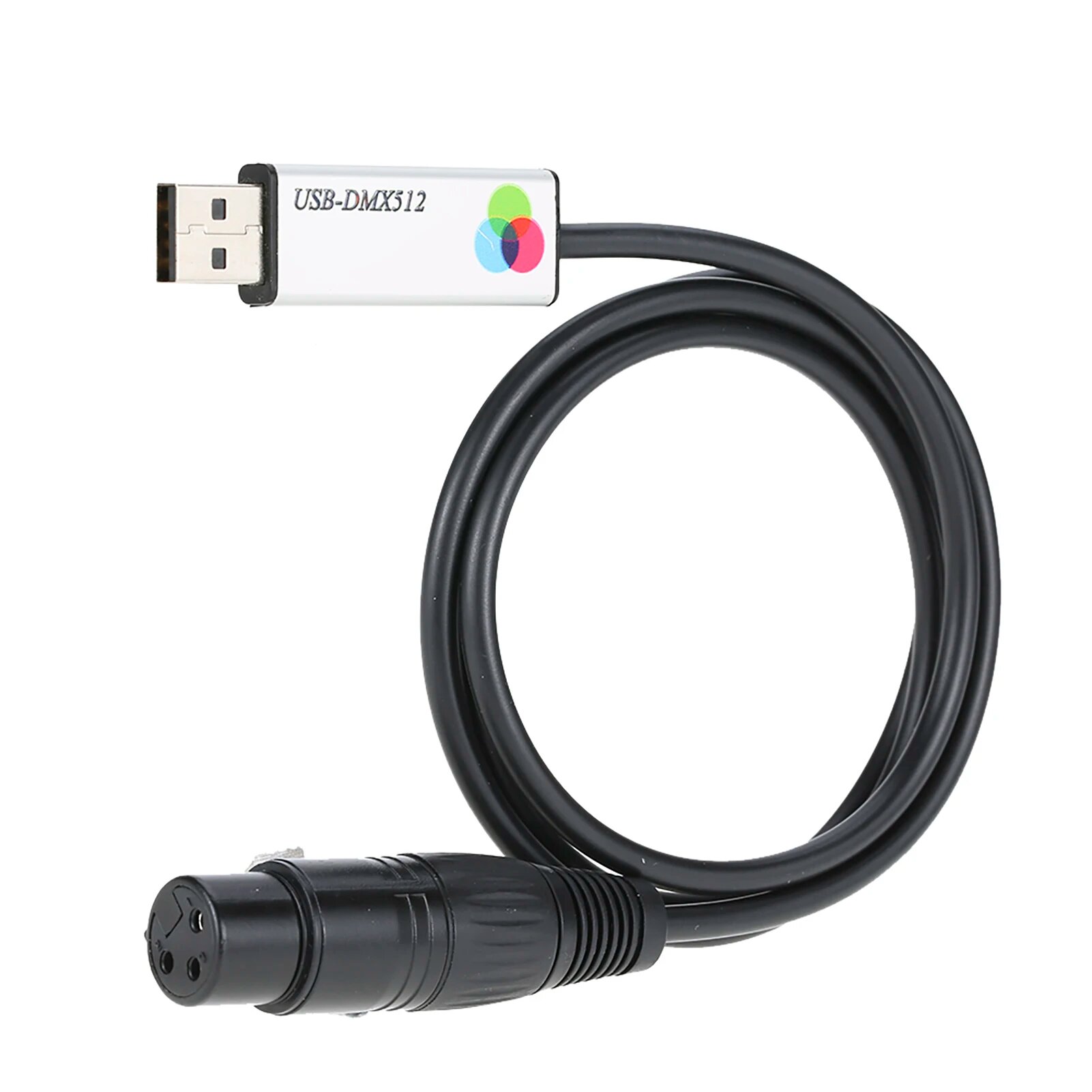 Портативный USB-DMX Адаптер-интерфейс Для LED DMX512, Контроллер Сценического Освещения Для ПК, Диммер Для DJ-освещения Сцен