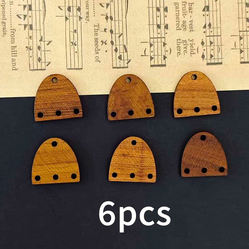 Деревянные подвески-коннекторы GEOMEE, 6 шт.