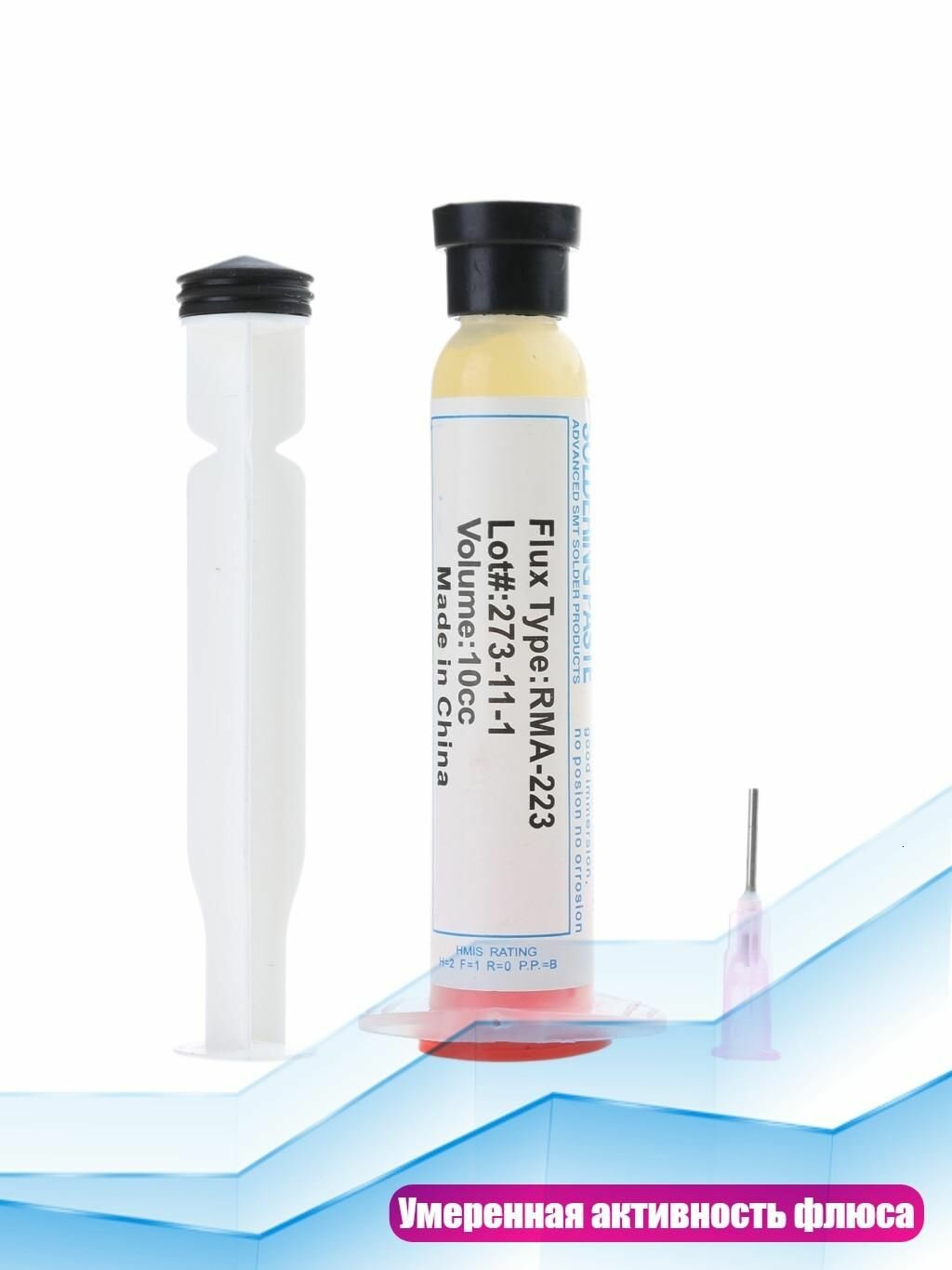 Канифольная паяльная паста со средней активностью