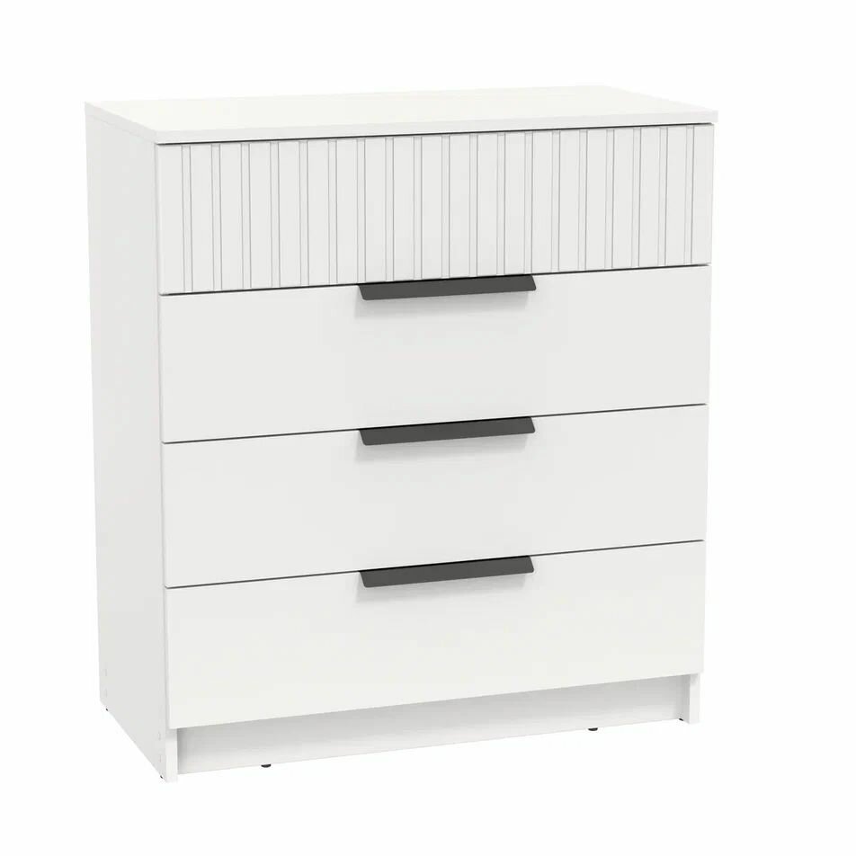 Комод с ящиками 67.20 Брандо, белый, 80х42х90 см, МДФ