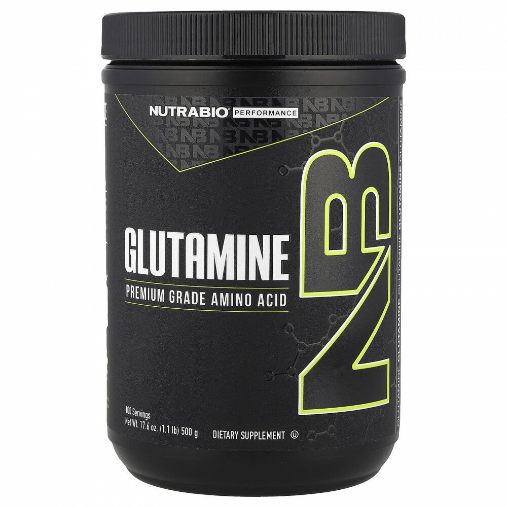 NutraBio, Глутамин, 500 г (1,1 фунта)