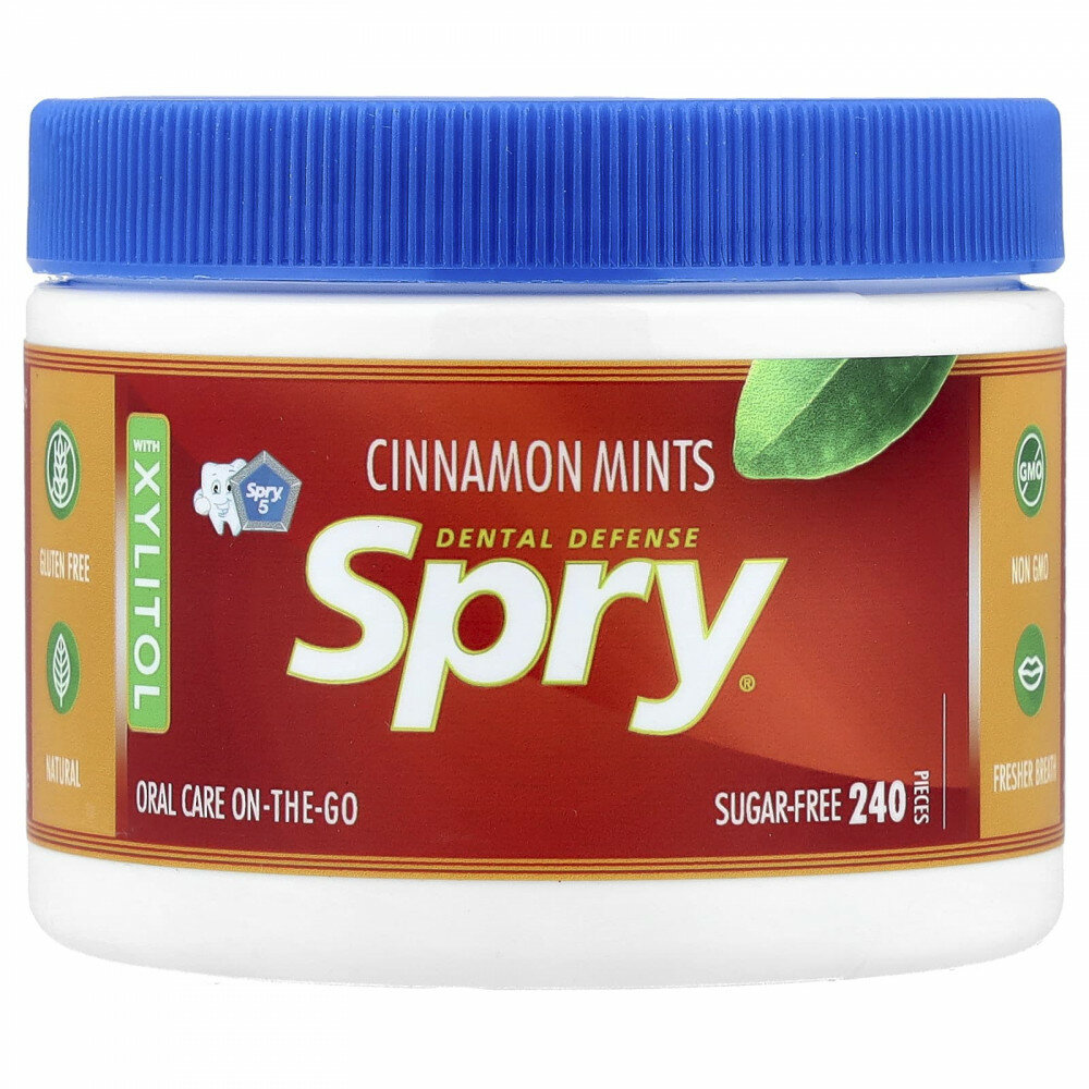 Xlear, Spry®, леденцы с корицей, 240 шт.