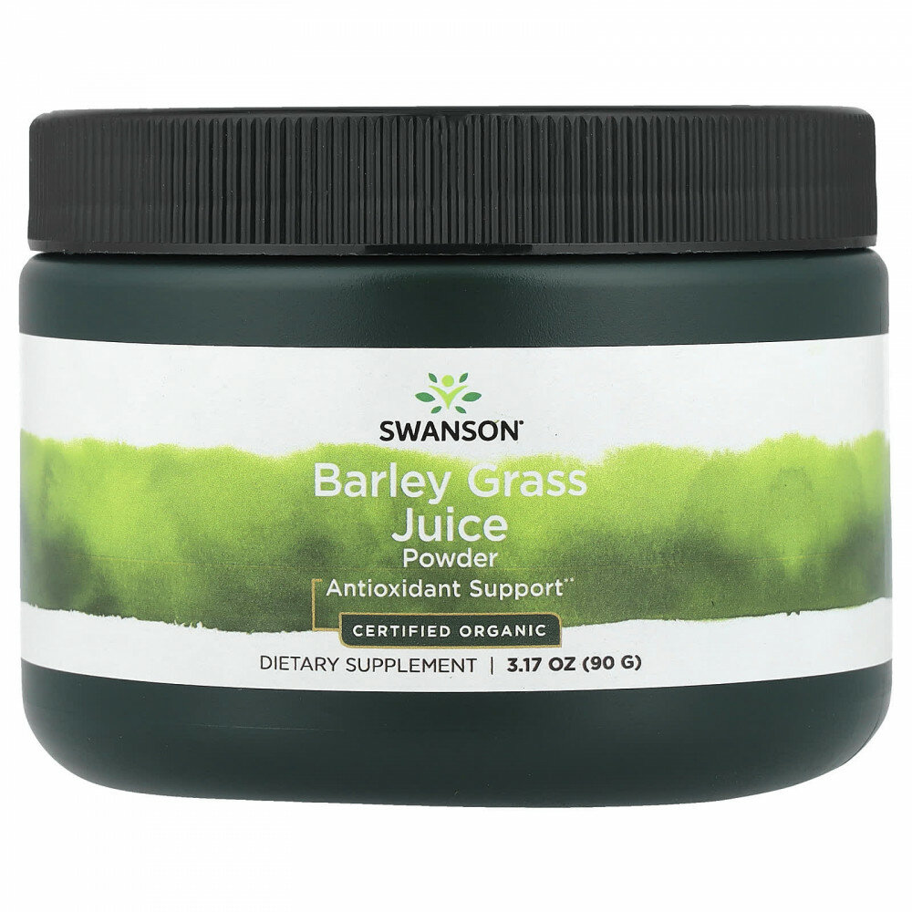 Swanson Vitamins, сок ростков ячменя в порошке, 90 г (3,17 унции)