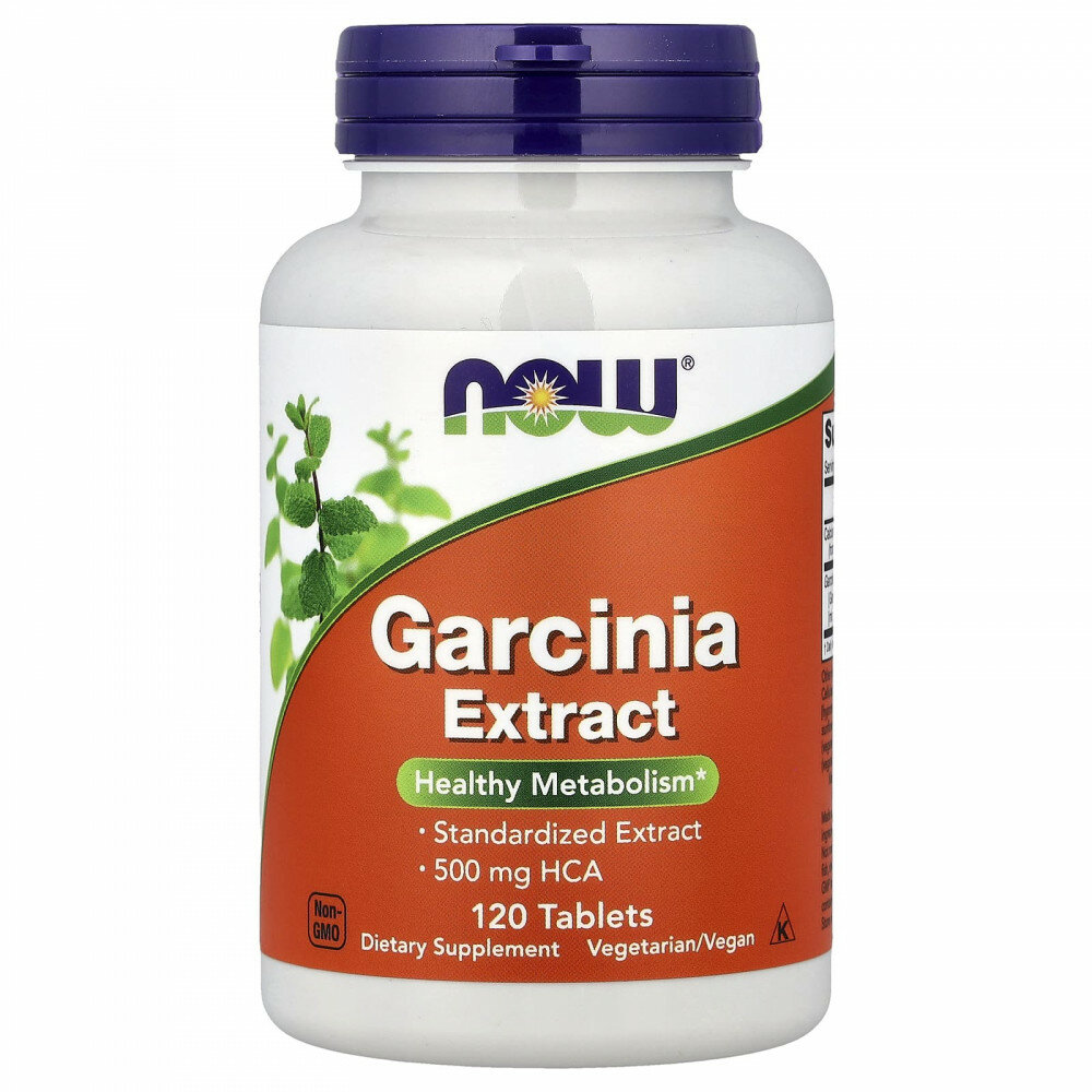 NOW Foods, экстракт гарцинии, 120 таблеток